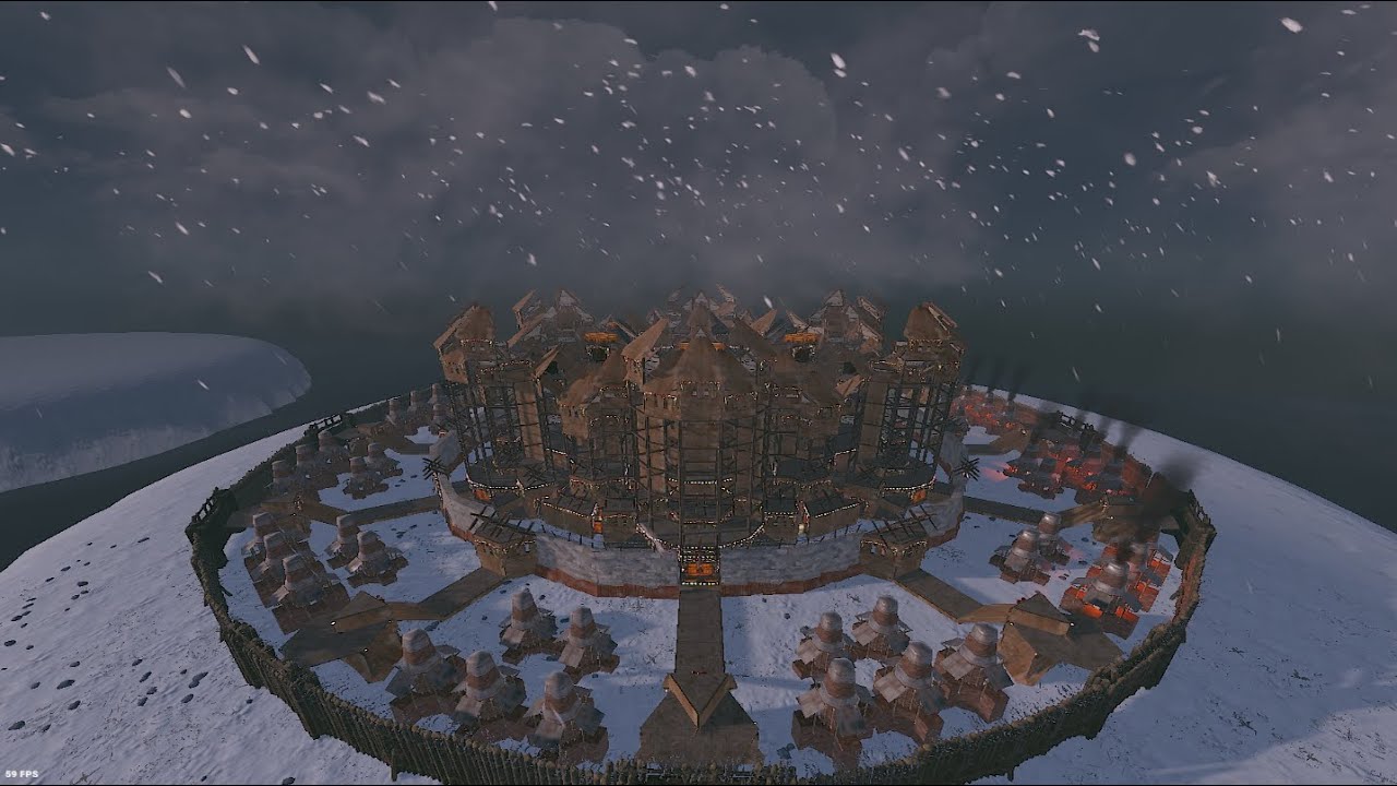 The iceberg | new meta circle #base | #mountain roof | #rust - YouTube