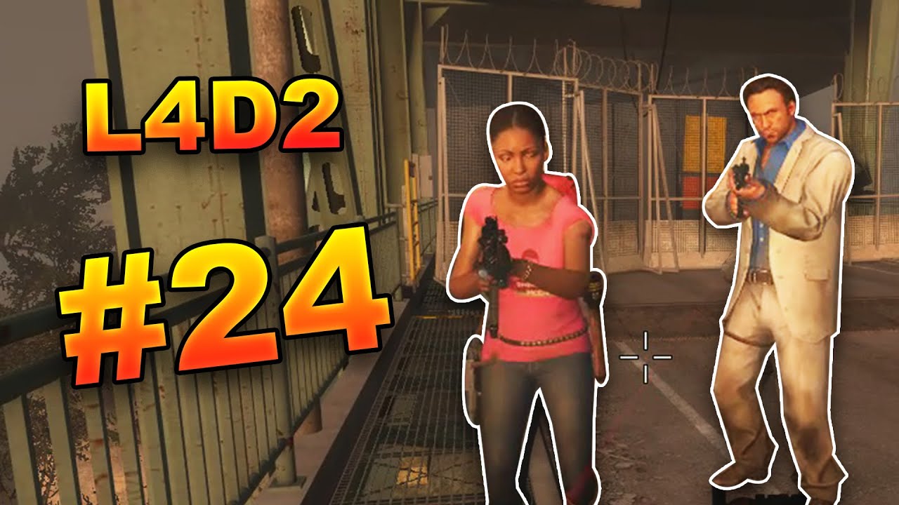 1 health challenge! - L4D2 Random Moments Part 24 #gaming #gameplay - YouTube