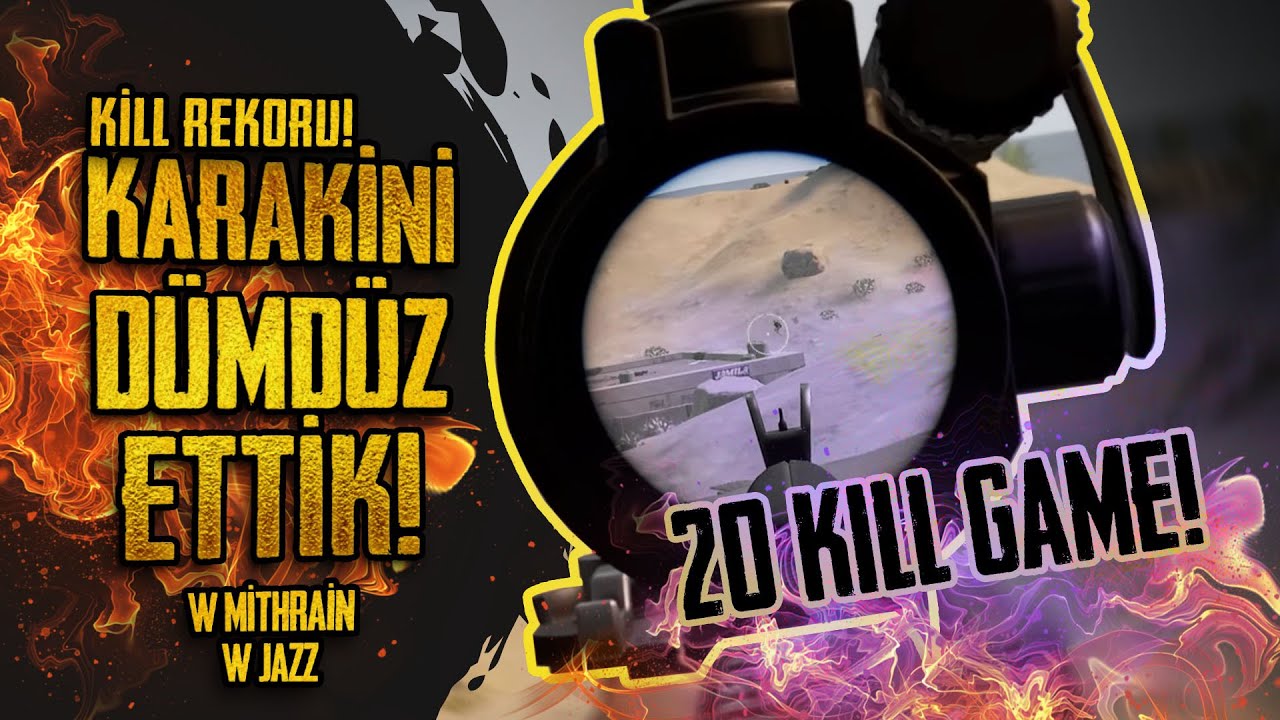 KARAKİNİ DÜMDÜZ ETTİK / KİLL REKORU W/MİTO,JAZ - YouTube