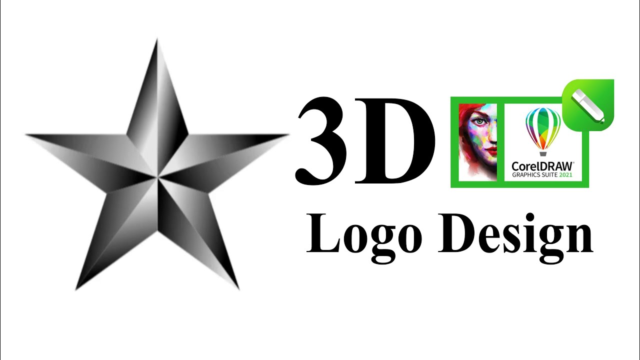 3D Easy Logo Design Tutorial for beginners | CorelDraw 2021 | - YouTube