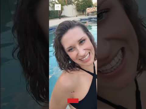 Routines 🎉🎉 beautiful girl swimming in the afternoon
