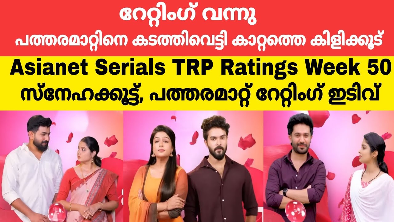 Asianet Serial TRP Rating Week 50 |Asianet Serials Ratings |Media ...
