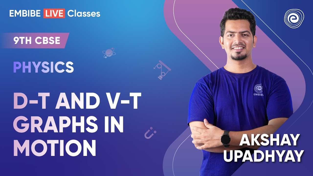 D-T and V-T Graphs in Motion I Class 9 | Physics | Akshay Upadhyay ...