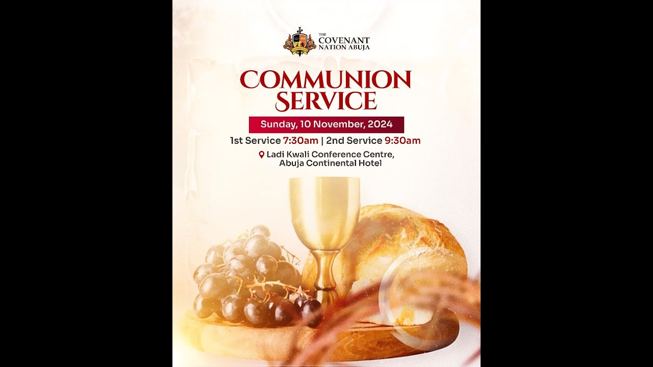 Communion Service || First Service || 10th November 2024 - YouTube