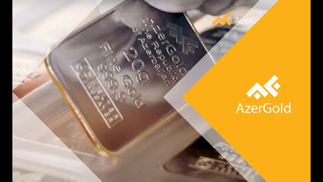 Gold and silver coins and bars produced from Azerbaijani gold by ...