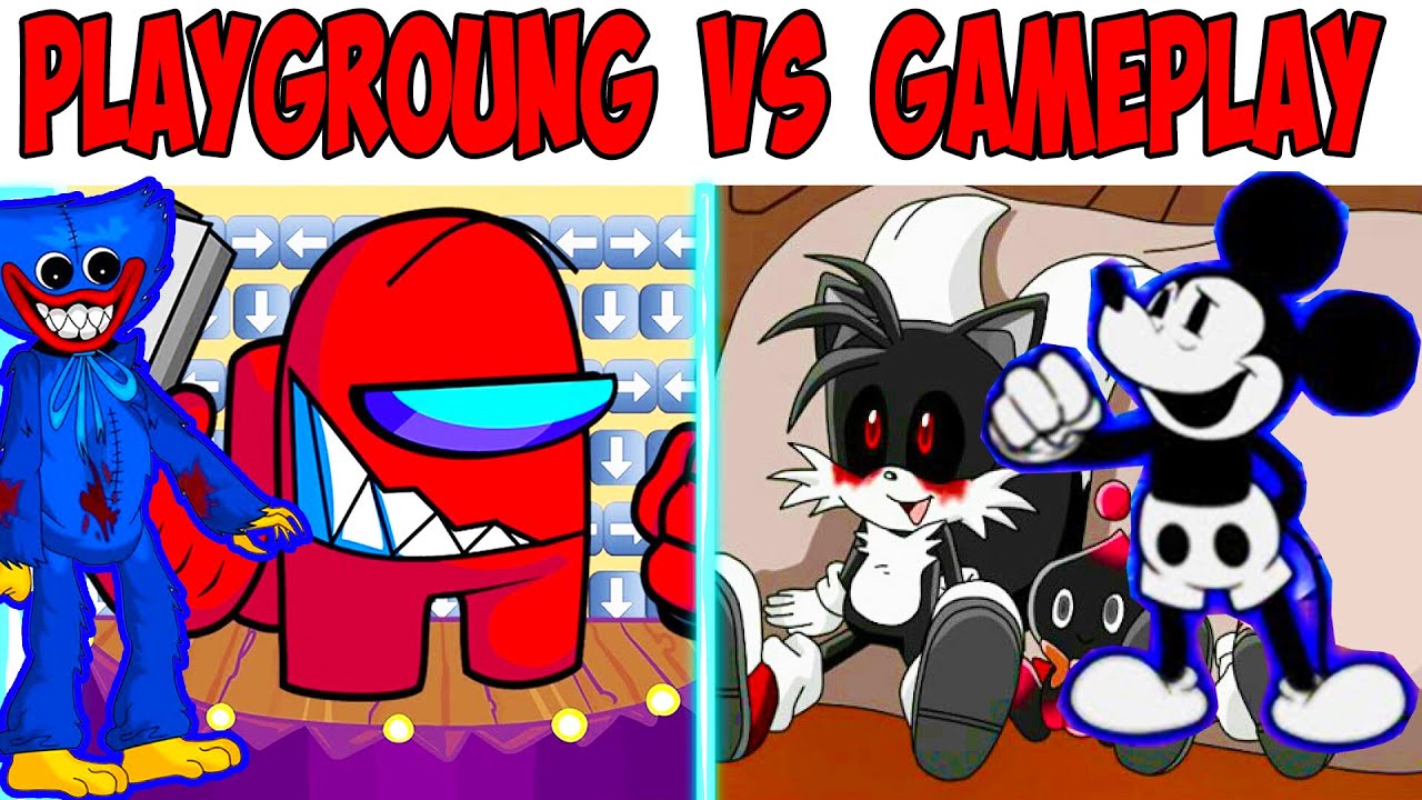 FNF Character Test | Gameplay VS Playground | Mickey Mouse | Impostor ...