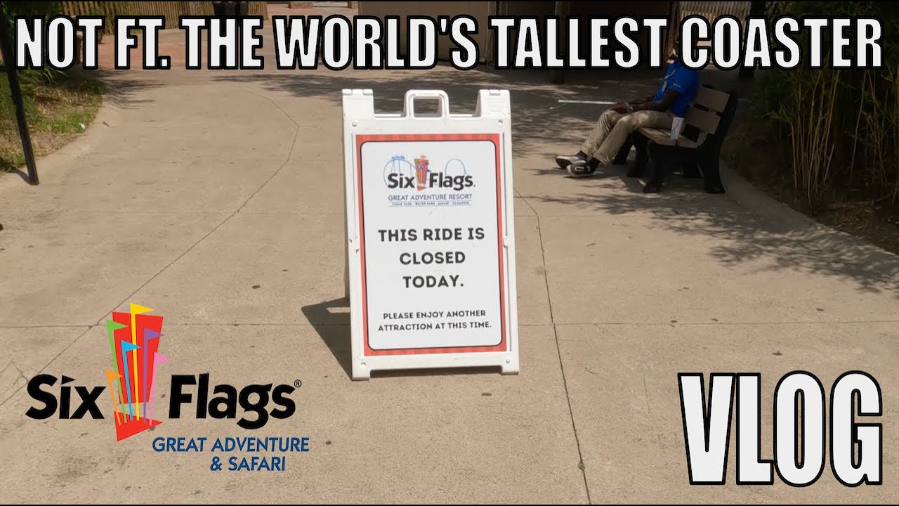 Everything's Closed At Six Flags Great Adventure! | FIRST VISIT VLOG ...
