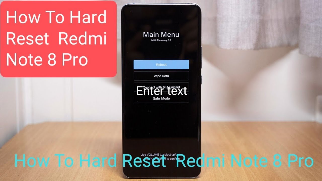 Factory Reset XIAOMI Redmi Note 8 Pro, how to Hard Reset.info - YouTube