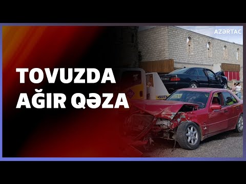 Tovuzda avtomobil qəzasında 3 nəfər xəsarət aldı