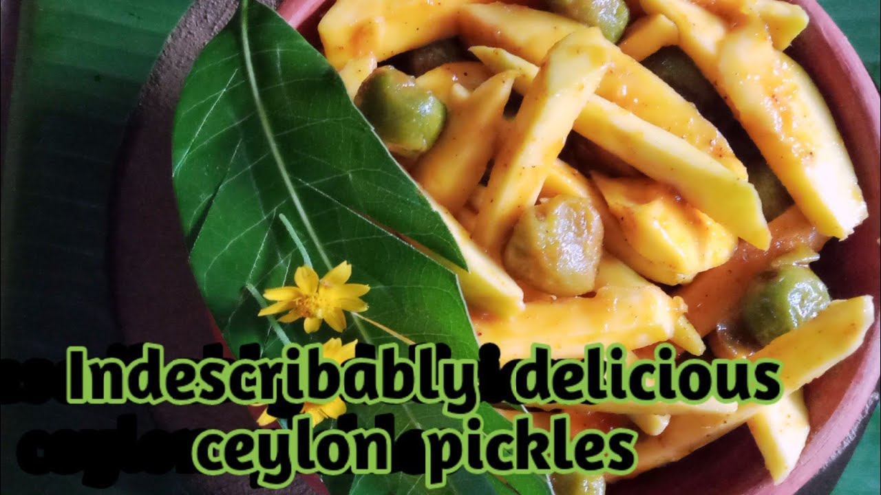 💚Indescribably delicious ceylon pickles(Achcharu )🤫|traditionalummi# ...