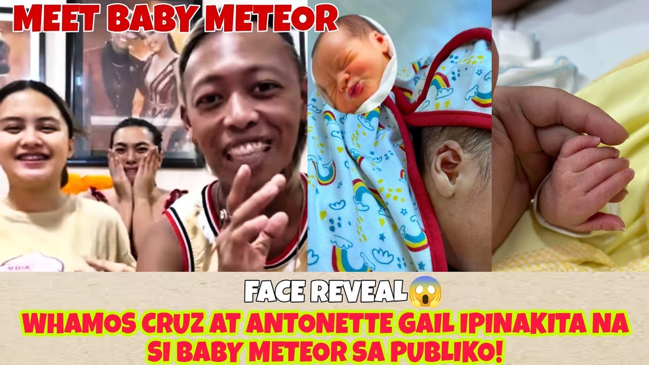 WHAMOS CRUZ AT ANTONETTE GAIL IPINAKITA NA SI BABY METEOR SA PUBLIKO ...