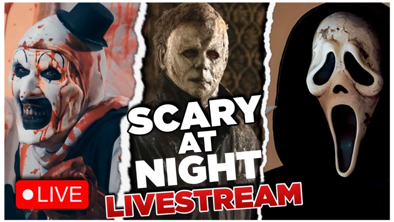 SCARY AT NIGHT *LIVESTREAM* HALLOWEEN FRANCHISE , SCREAM 7 , TERRIFIER ...