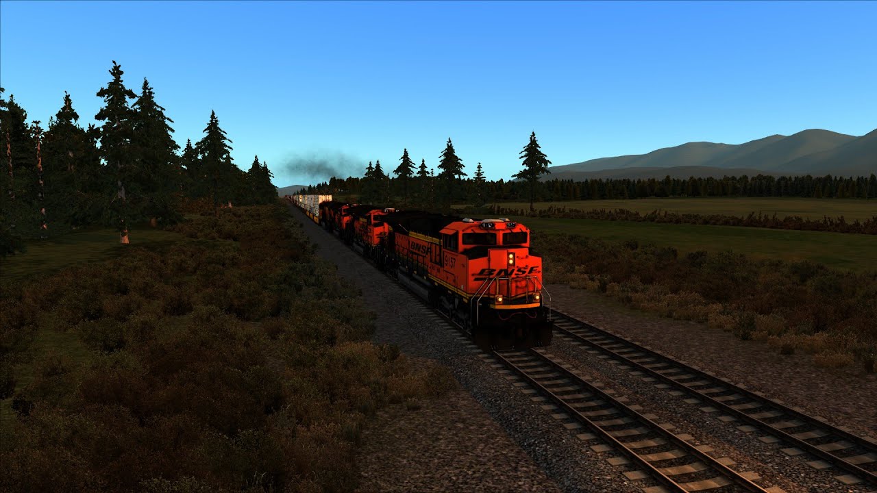 TSC 2024: SPS BNSF sd70ace run - YouTube