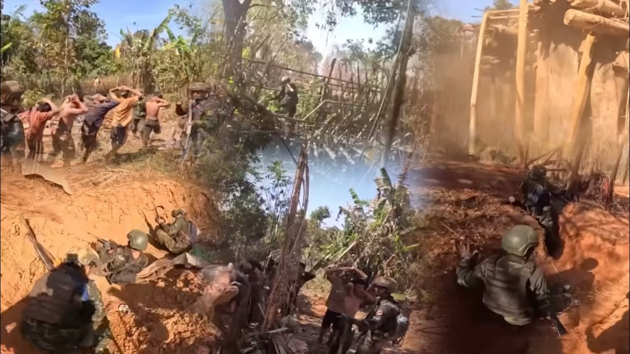 BPLA attacked Myanmar army camp and destroyed their camp and arrested ...