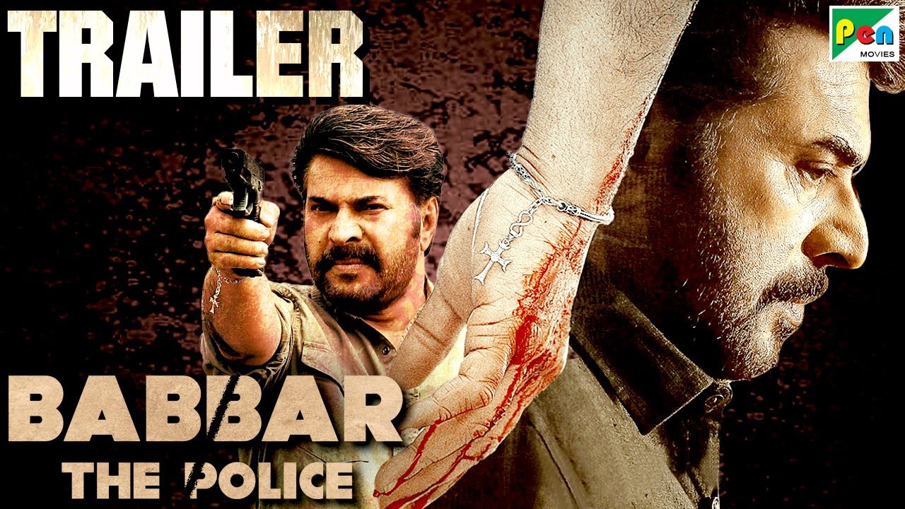 Babbar The Police | Official New Hindi Dubbed Movie Trailer | Mammootty ...