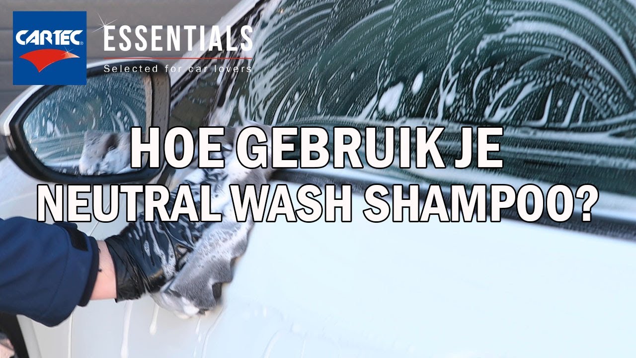 Hoe gebruik je Neutral Wash Shampoo van Cartec Essentials? - YouTube