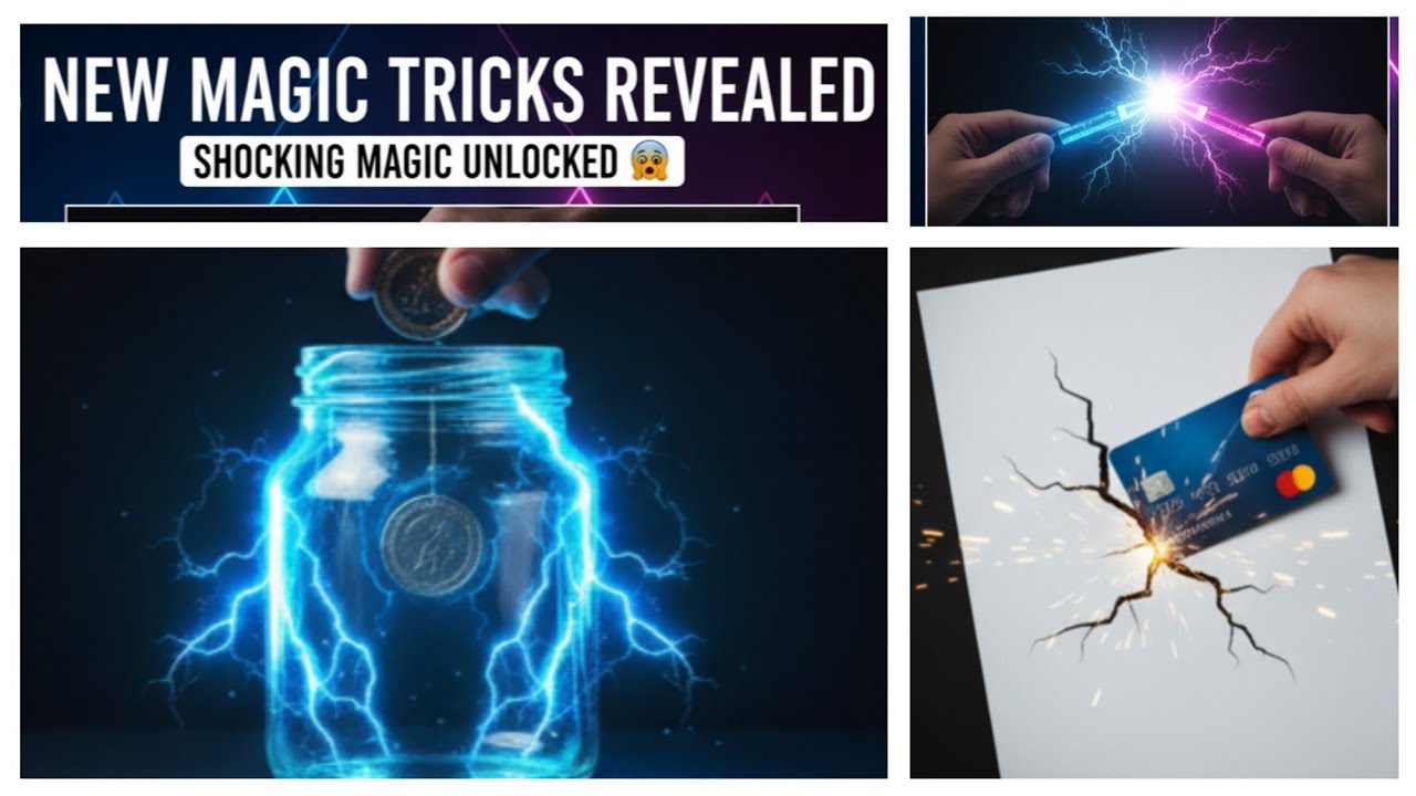 🌟🔮 3 NEW Magic Tricks REVEALED! (Easy How To Secrets) 🤫🎉 - YouTube