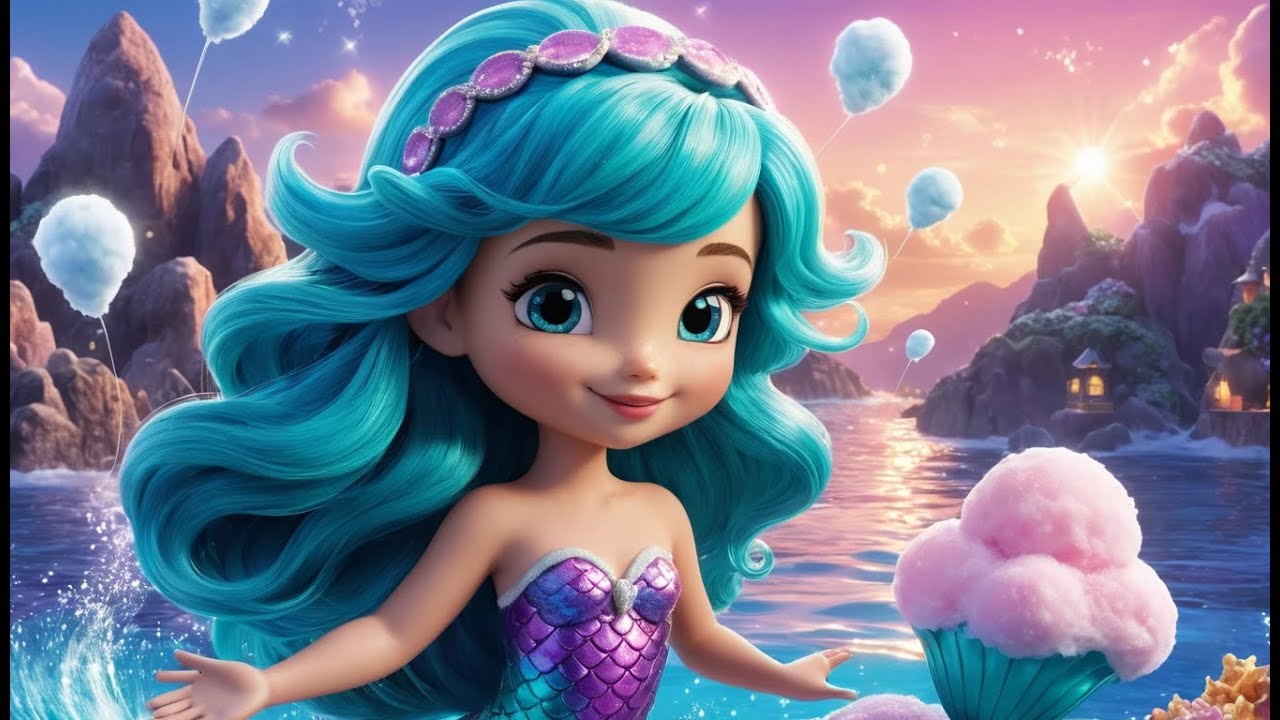 Mermaid Mia’s Cotton Candy Castle | Magical Mermaid Song for Kids ...