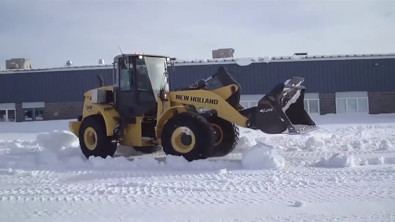 Epic High Deep Snow Removal Mega Machines Plow Blower Train Tractor ...