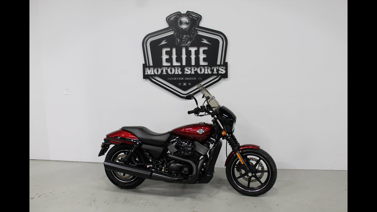 2016 Harley Davidson Street 750 XG750 8,099 Miles Windshield Driver ...