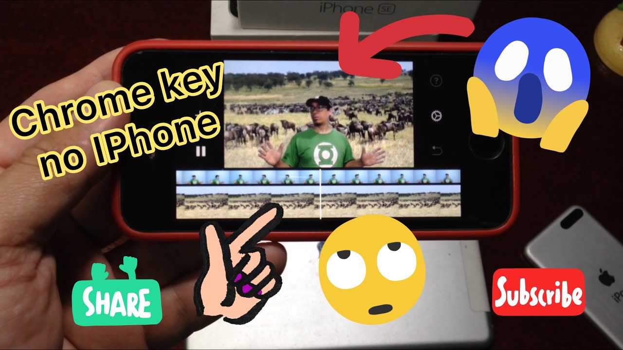 EFEITO CHROMA KEY DIRETO NO IPHONE - CHROMA KEY NO IMOVIE - DICAS PARA ...
