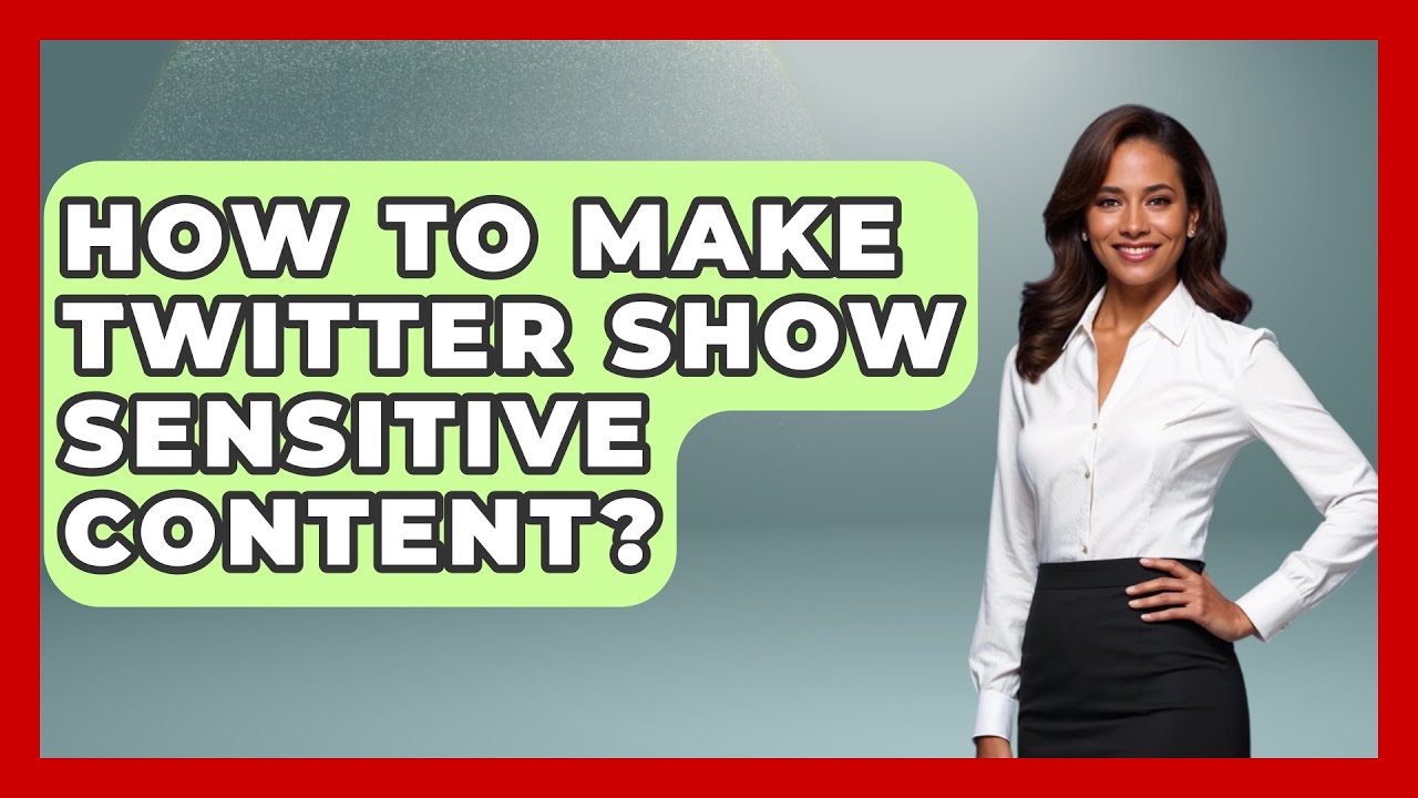 How To Make Twitter Show Sensitive Content? - Everyday-Networking - YouTube