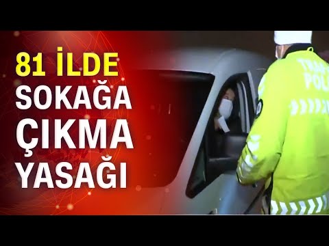 Sokağa çıkma kısıtlamasında sokağa çıkanlara ceza kesildi