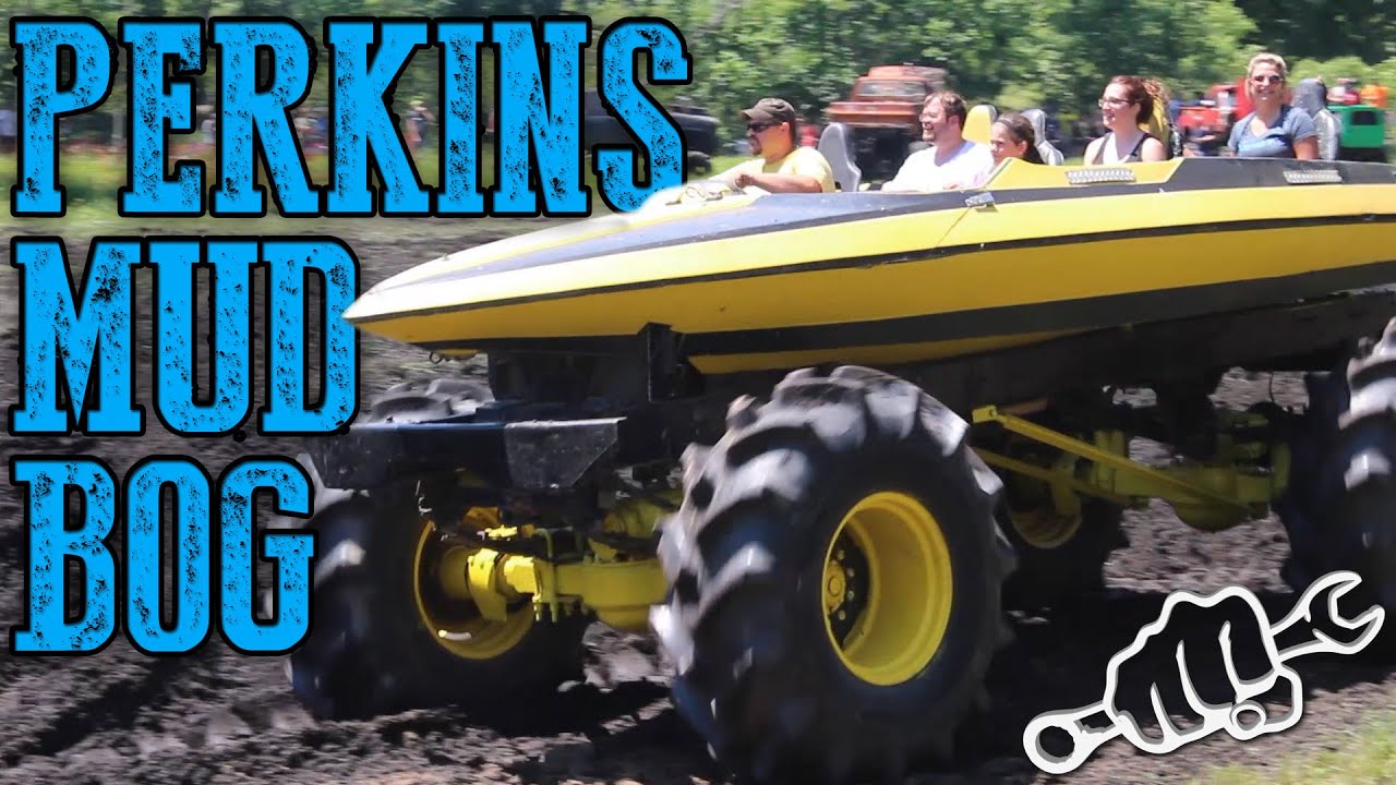 MEGA TRUCKS SHOW OUT at PERKINS MUD BOG 2016 - YouTube