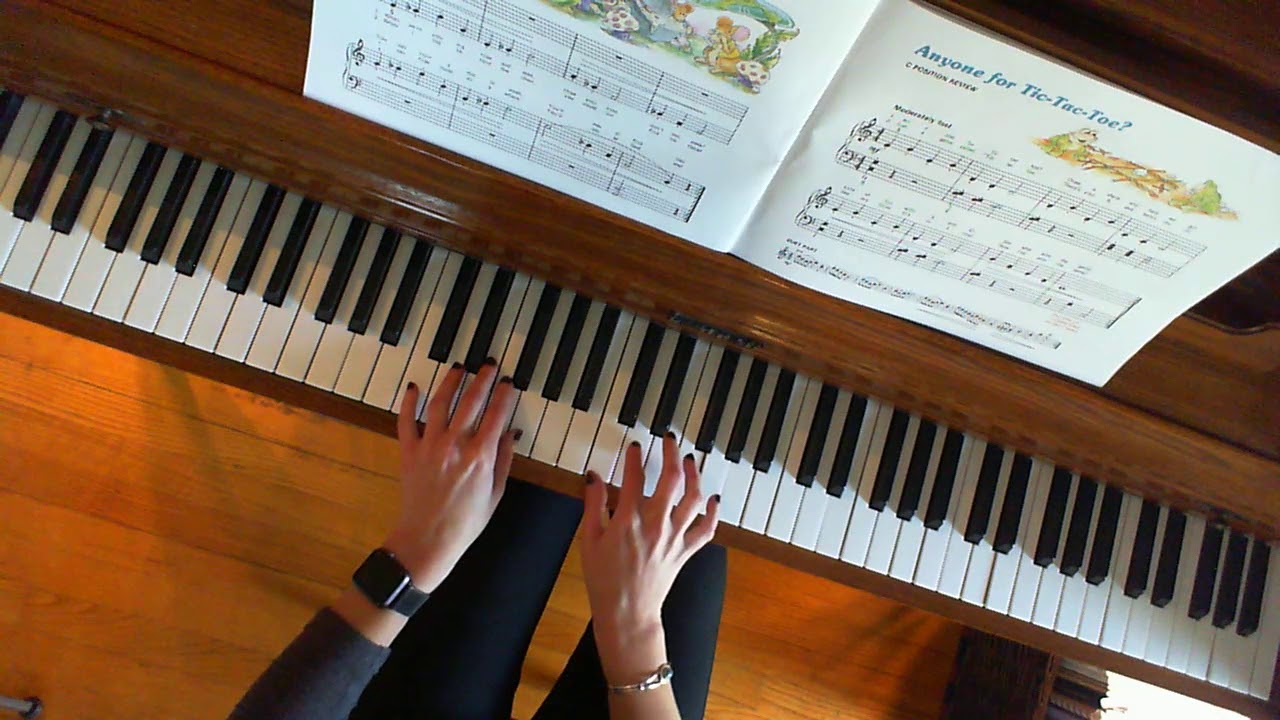 Anyone for Tic-Tac-Toe - Alfred Prep Course Piano - YouTube