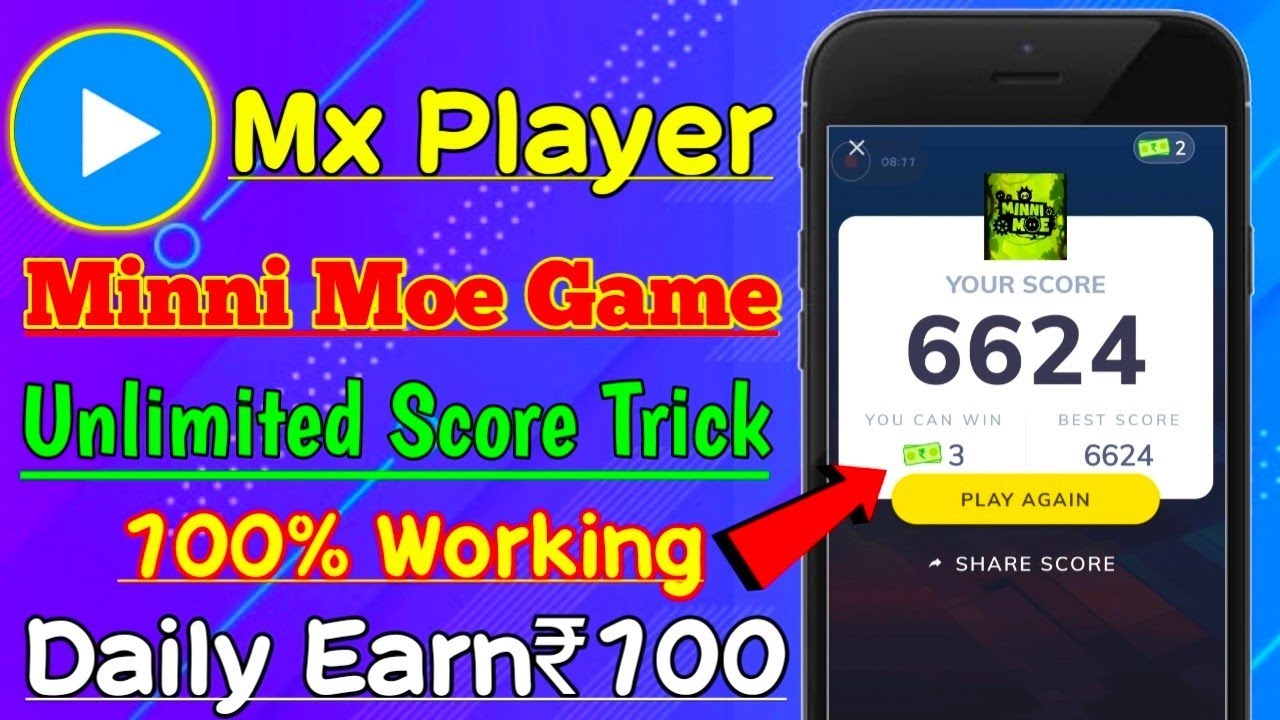 How To Play Minni Moe Game In MX Player | MX Player Minni Moe Game ...