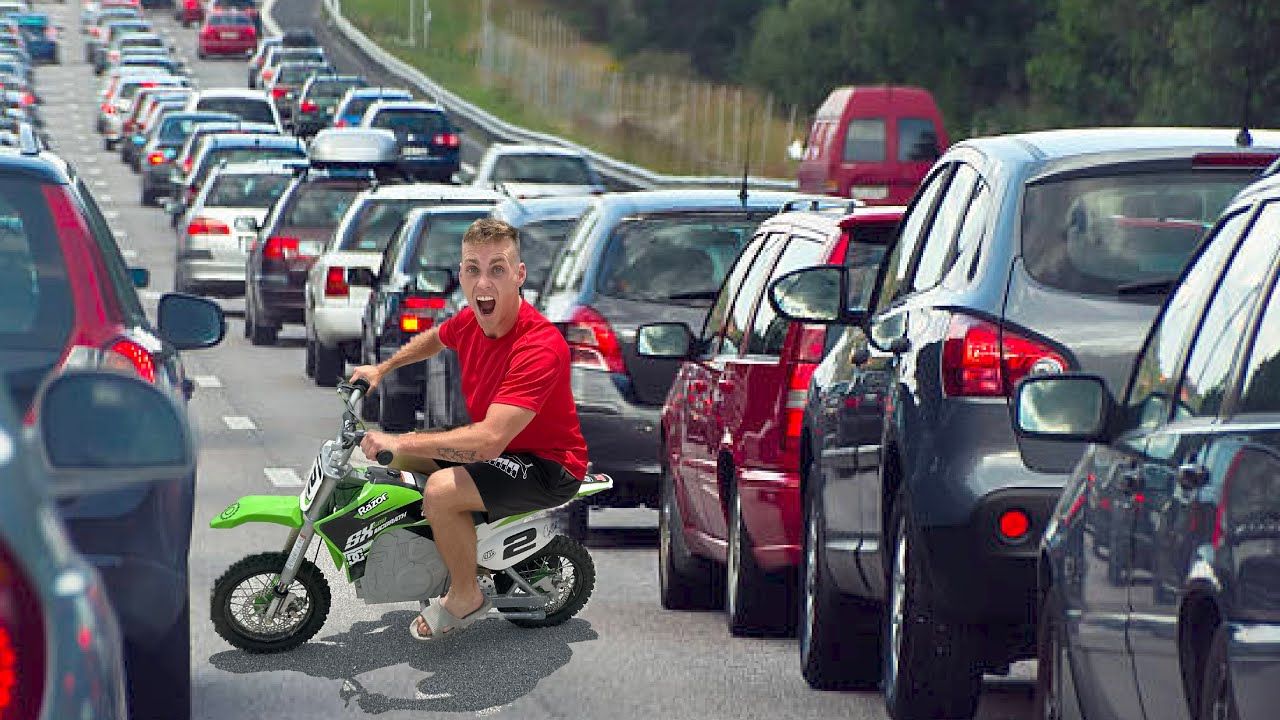 Living On Worlds Smallest Fastest Mini Dirt Bike! - YouTube