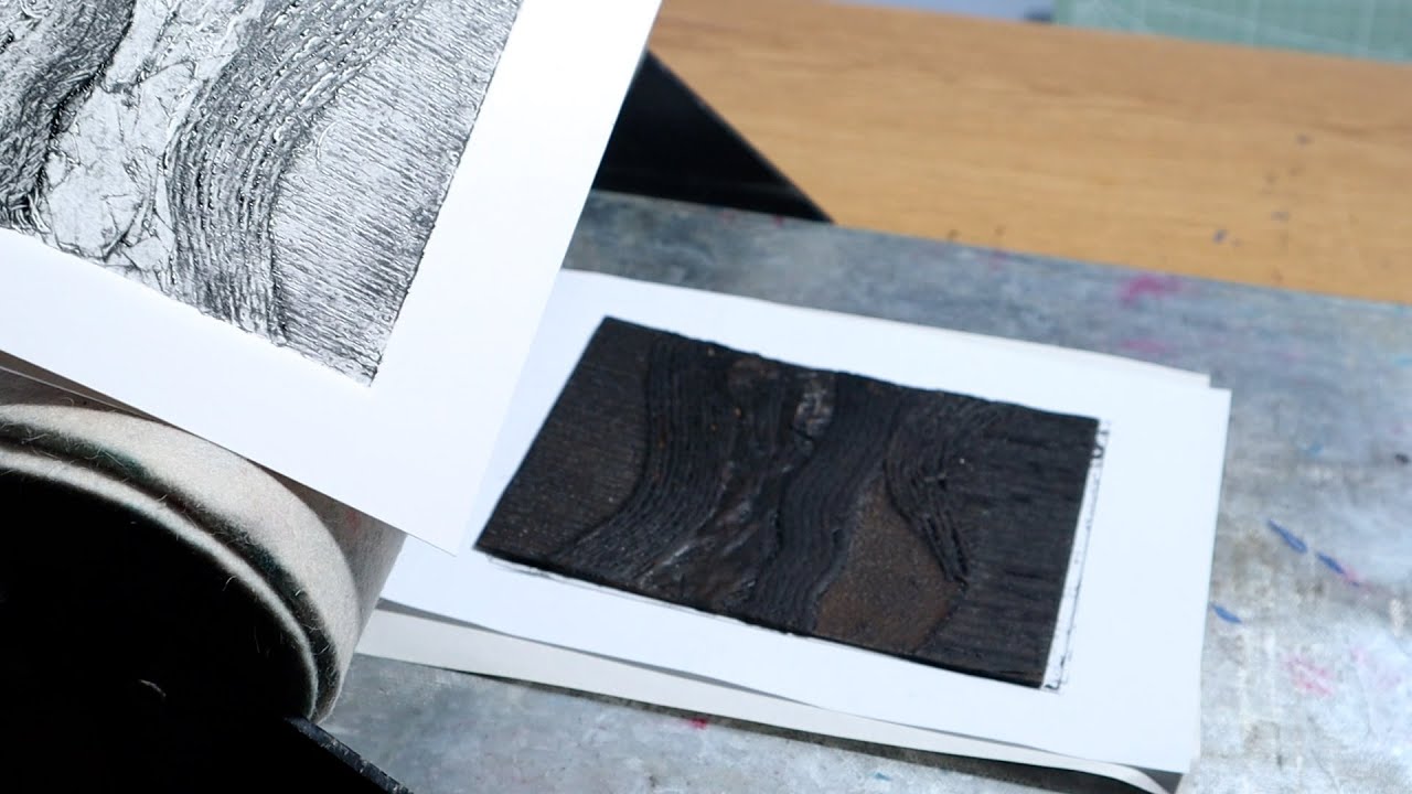 How To Print A Collagraph Plate Using Relief and Intaglio Techniques ...
