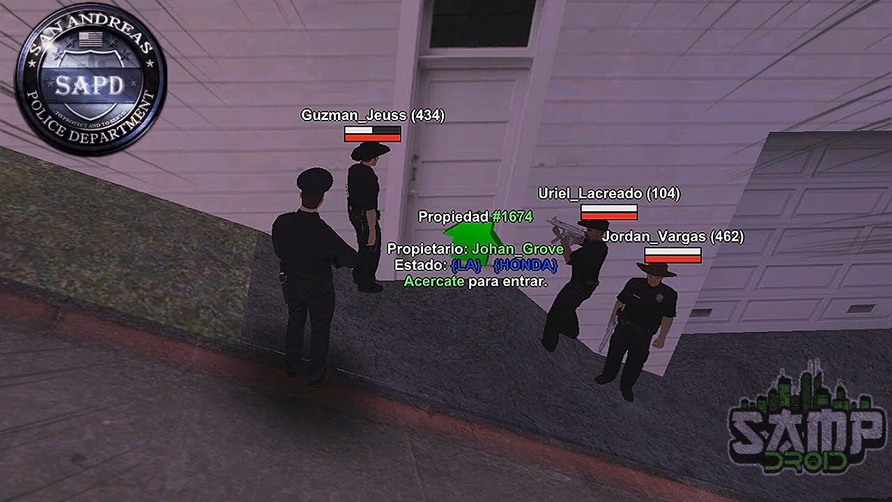 PATRULLAJE, ALLANAMIENTO Y MAS 🚨👮‍♂️🚔 | SAMPDROID | GTA SAMP ROLEPLAY ...