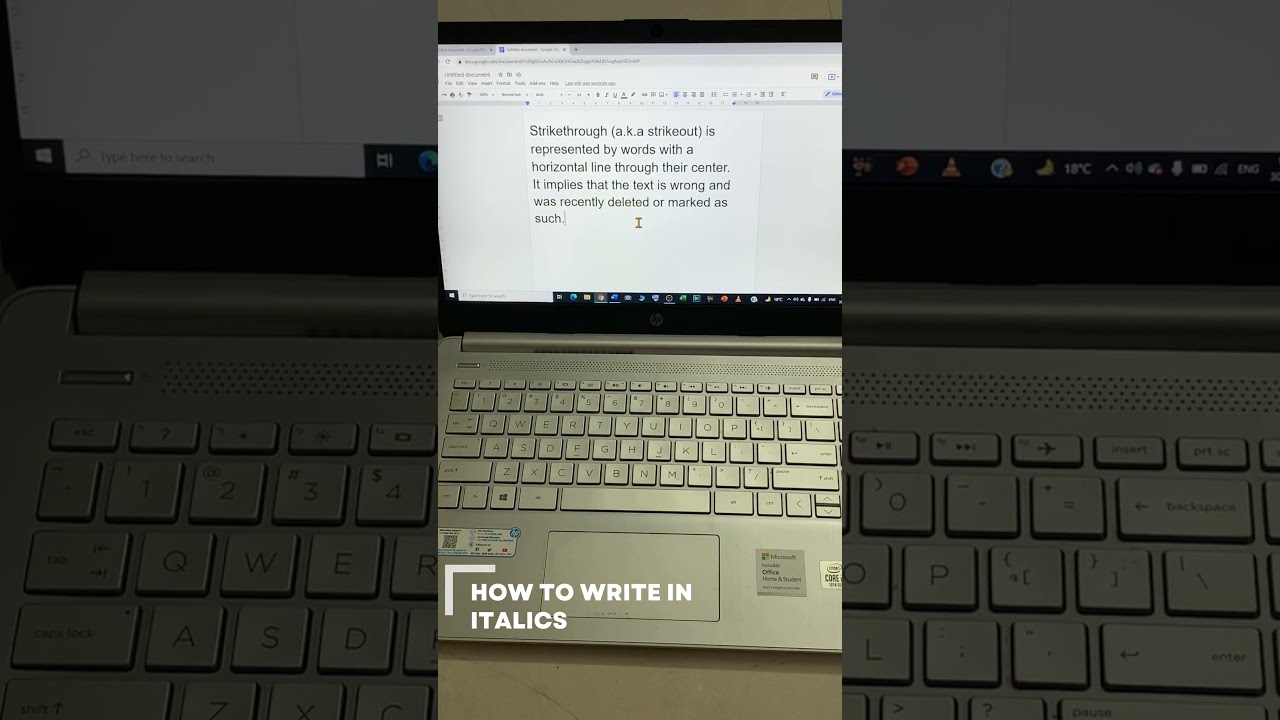 How To Write In Italics On Google Docs shorts YouTube How To Write In Italics On Google Docs shorts YouTube