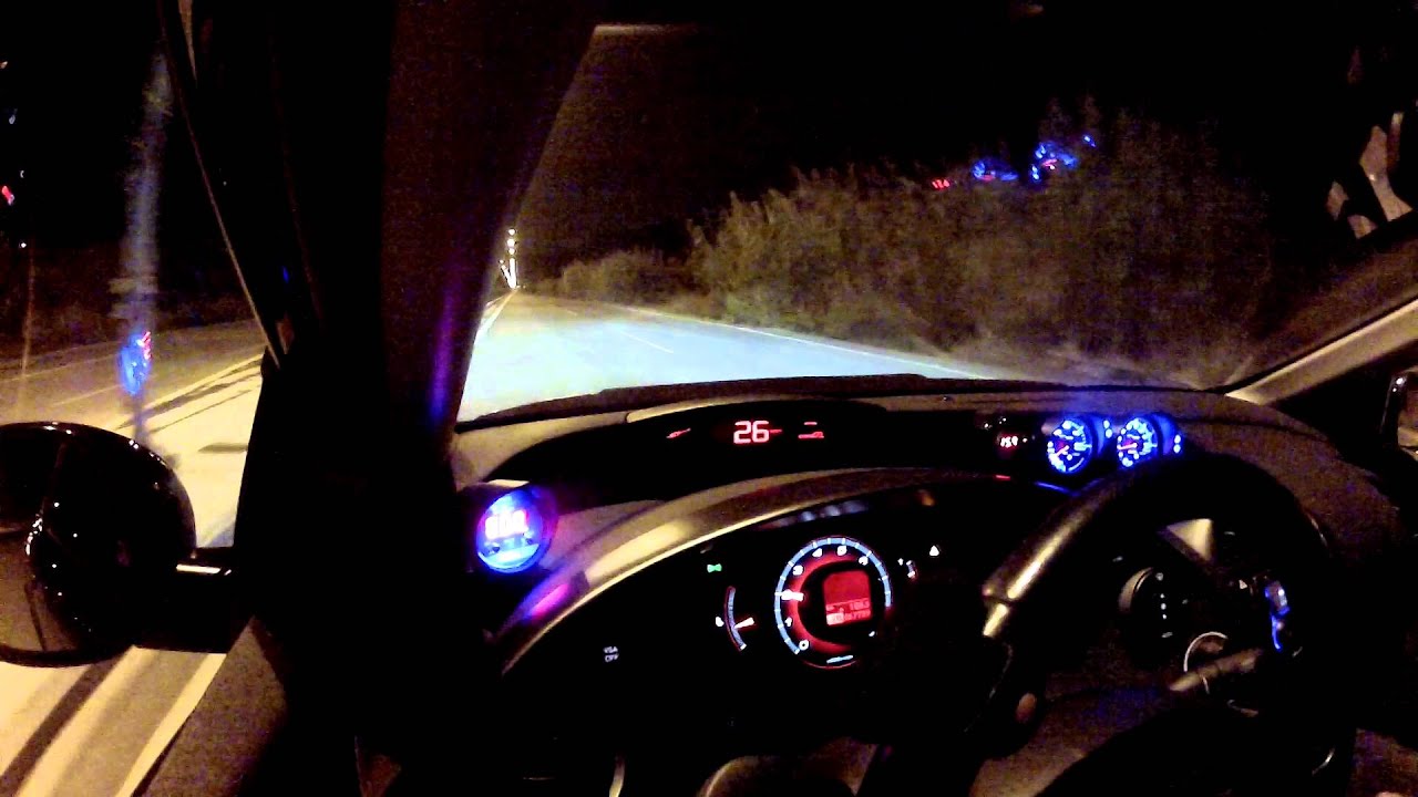 honda civic type r fn2 turbo x2 stock motors - YouTube