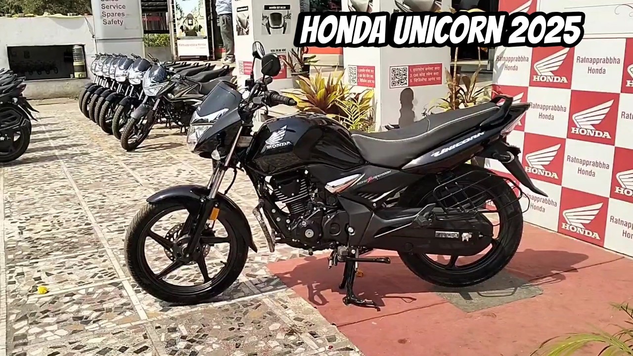 Honda unicorn 2025 model new feature update disc variant full detail ...