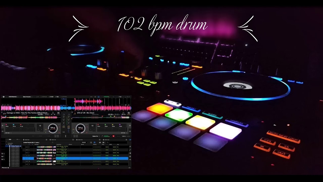 102 bpm drum set trap arrange new song - YouTube