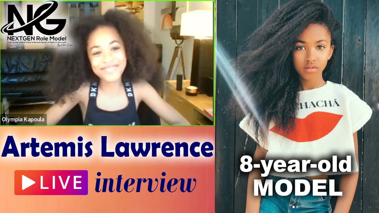 Artemis Lawrence success story - LIVE interview | 8 Years Old Model ...