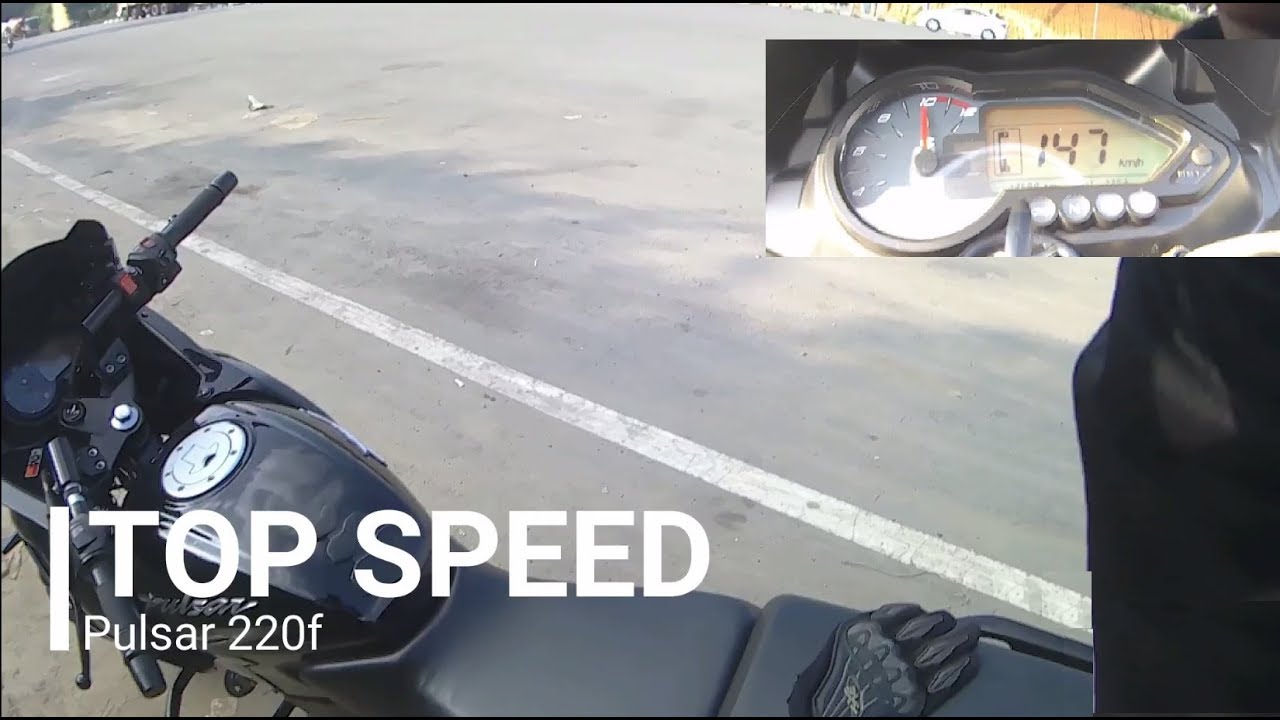 Pulsar 220F | Top Speed | 147kmh - YouTube