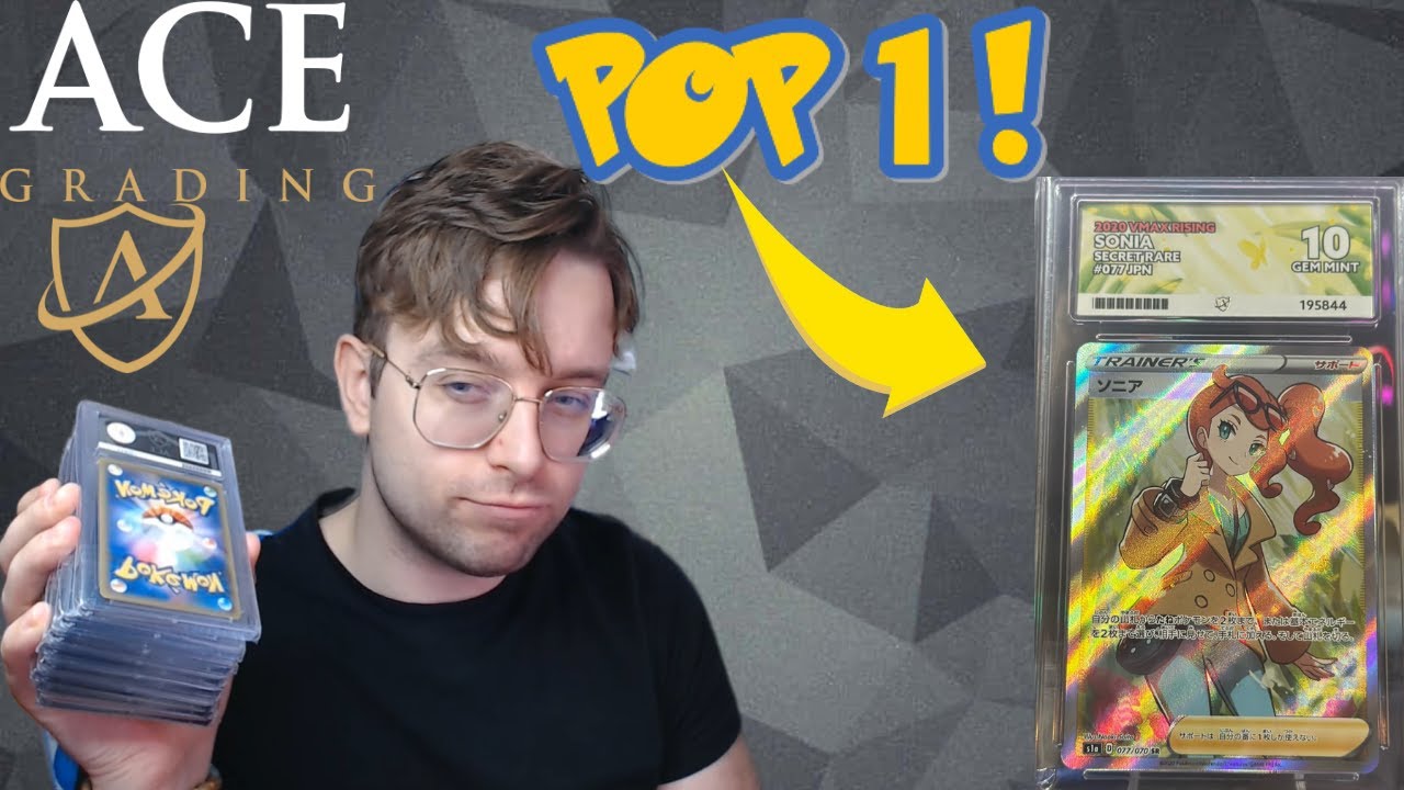 Unboxing My ACE Grading Returns With A POP 1!! - YouTube