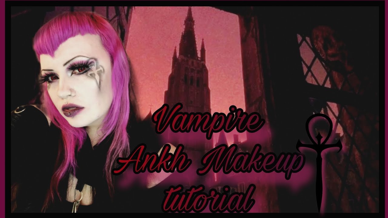 Vampire Ankh Makeup Tutorial 🖤⚰️🩸 - YouTube