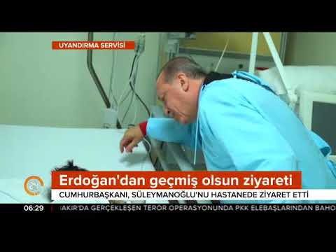 Cumhurbaşkanı Erdoğan Naim Süleymanoğlu'nu hastanede ziyaret etti