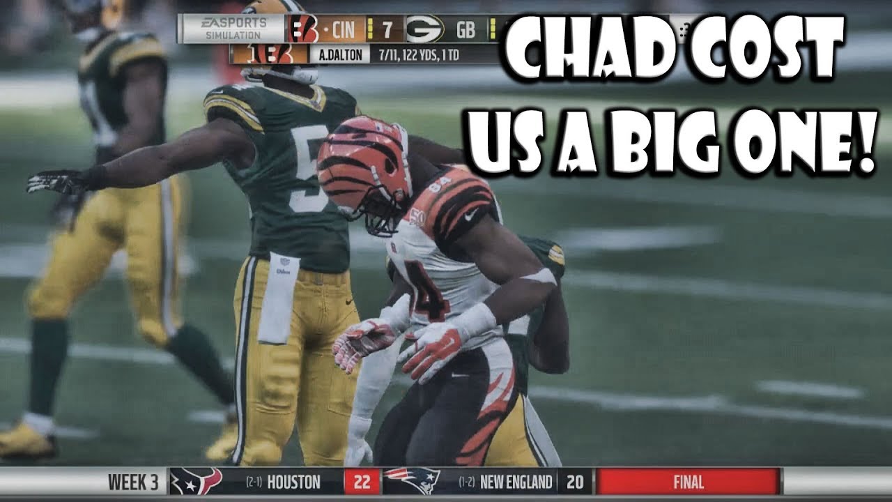 CHAD COST US THE GAME! Chad Johnson Career EP. 3 Madden NFL 18 - YouTube