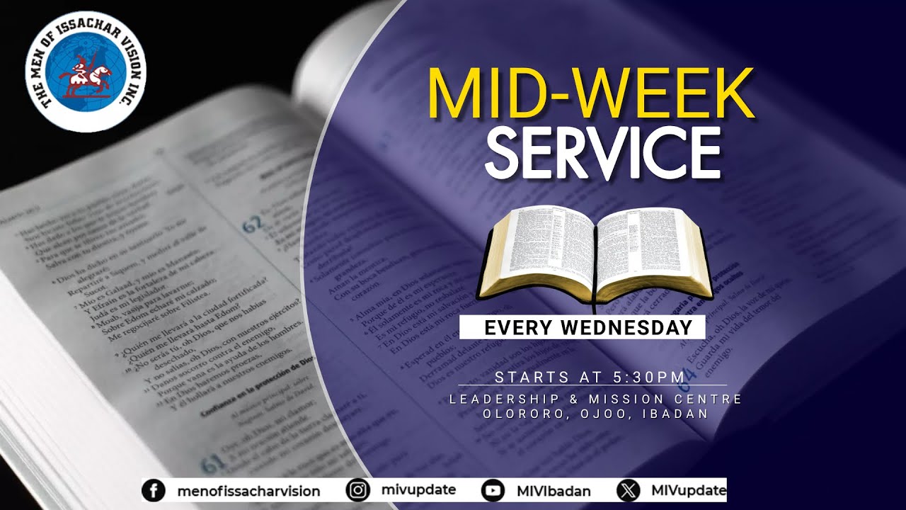 MID-WEEK SERVICE || 30TH OCTOBER 2024 - YouTube