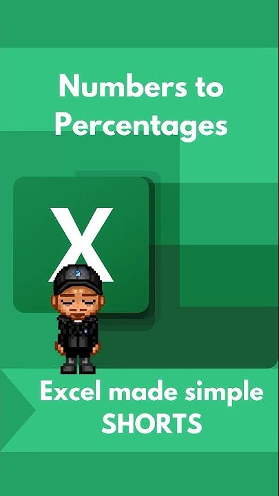 Convert numbers to percentages using Excel #excel #exceltips #data #exceltricks #dataanalyst ...