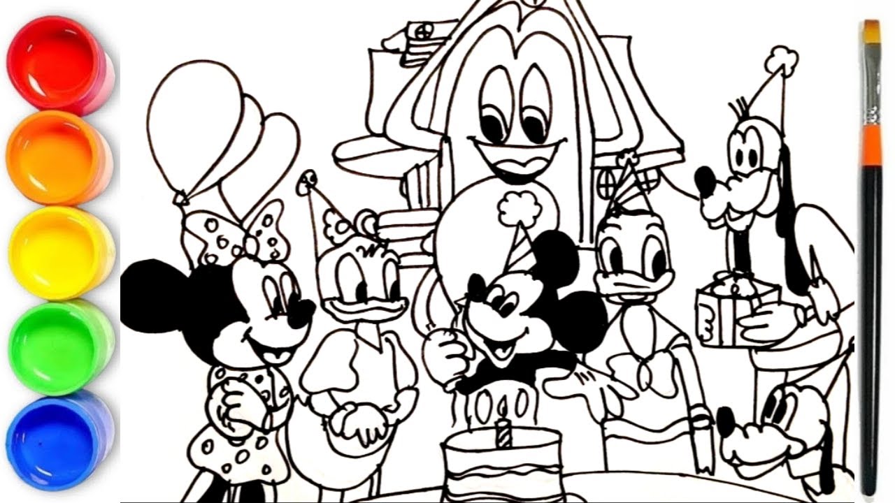 Mickey Mouse Funhouse | Drawing Mickey Mouse Funhouse | Mickey Mouse's ...