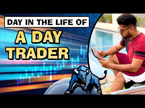 Day in a Life of a DAY TRADER - Live Trading - YouTube