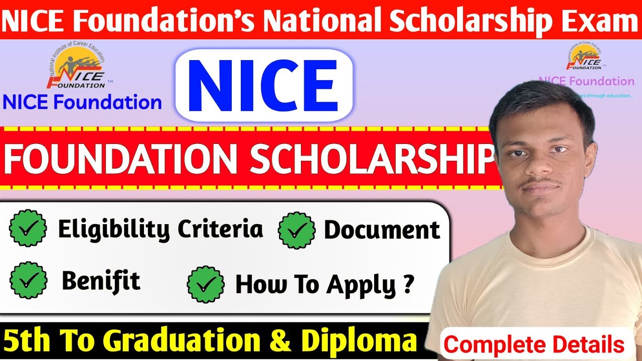 NICE Foundation National Scholarship Exam 2024 | How To Apply NICE ...