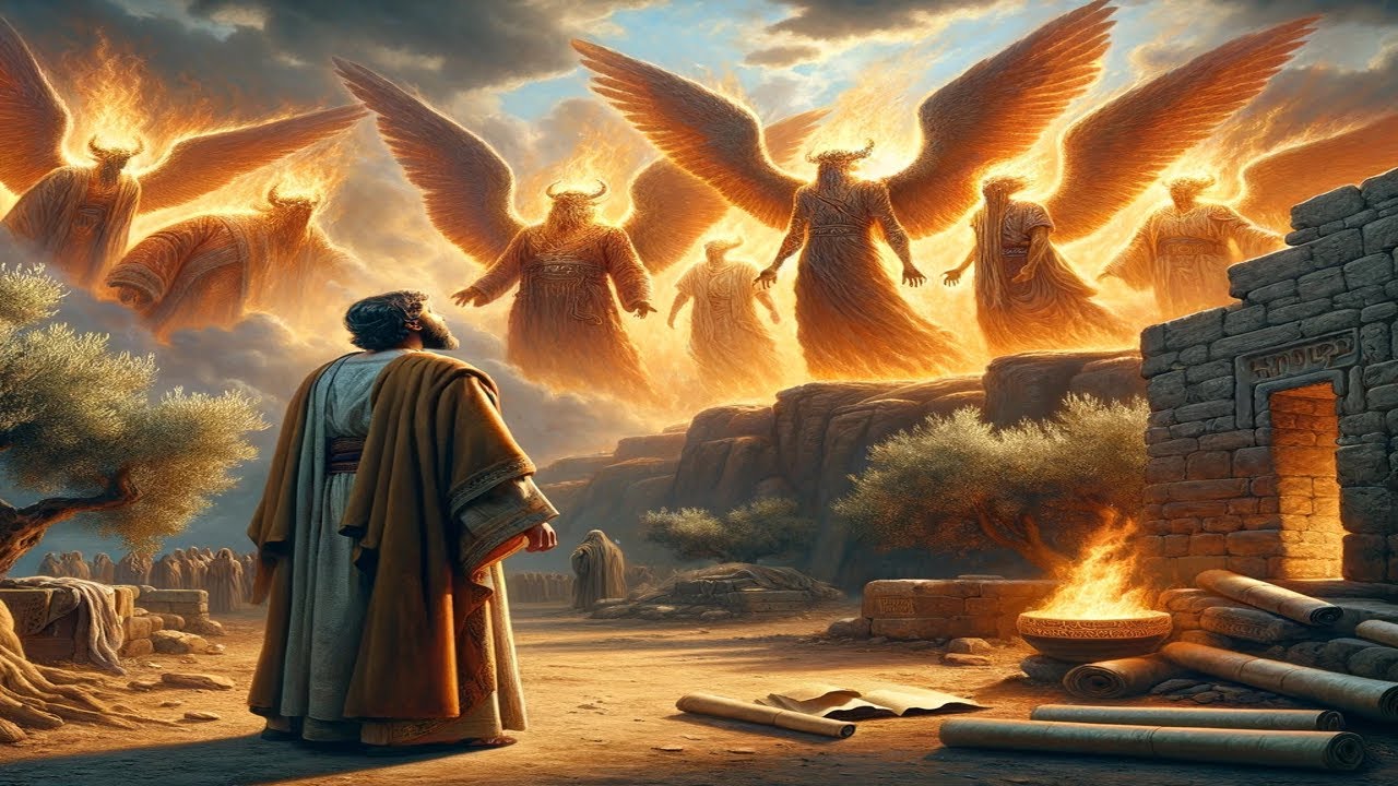 Unveiling the Divine Mystery: Ezekiel 1:13 and the Fiery Vision of God ...