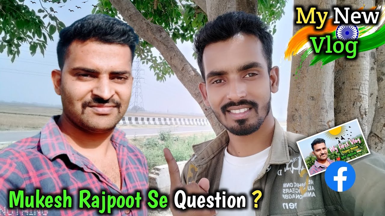 My Second Vlog Me Mukesh Rajpoot 😱 | Mukesh Rajpoot Se Question ...